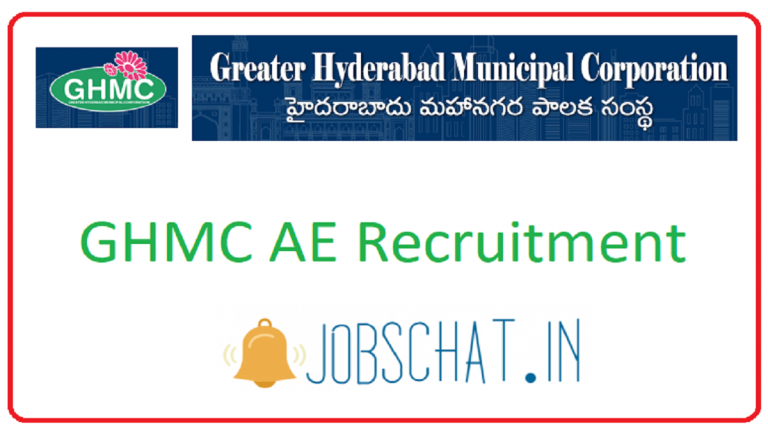 GHMC AE Recruitment 2020 | GHMC Assistant Engineer Jobs