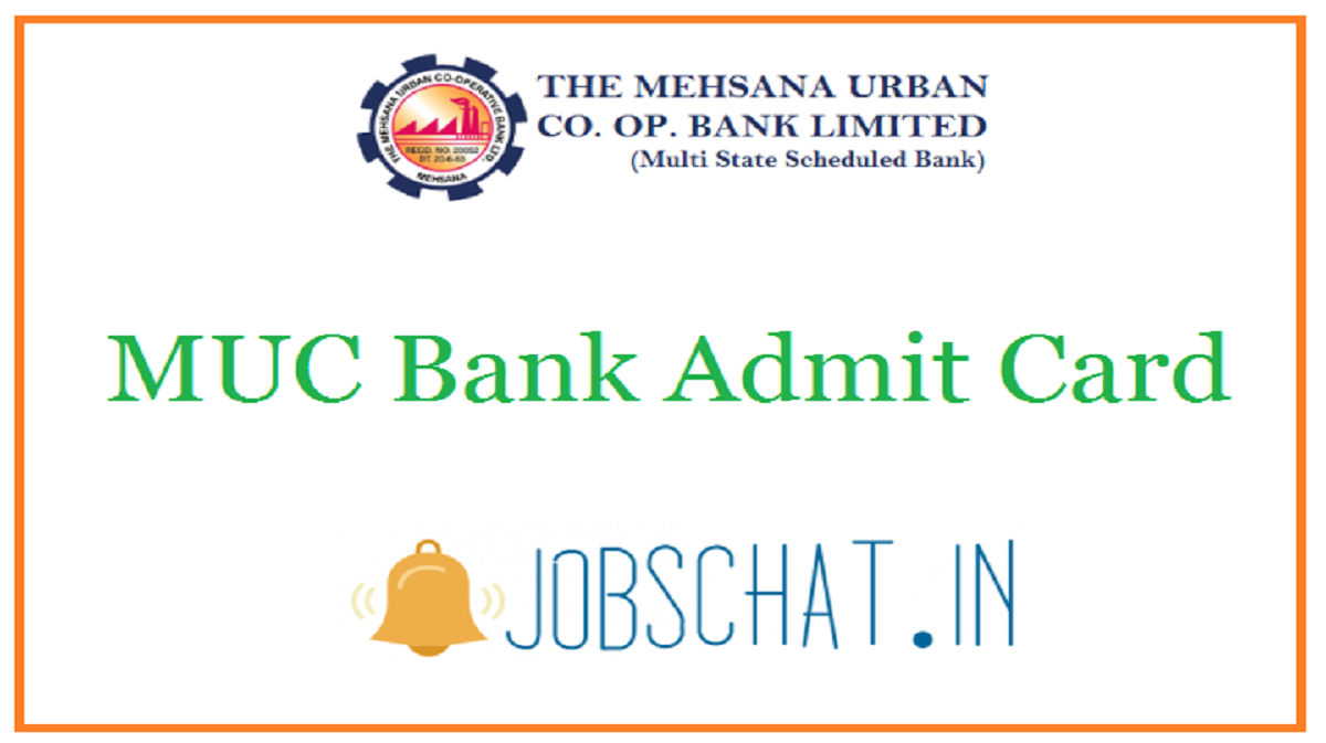 MUC Bank Admit Card 2020 | Clerical Trainee Exam Date
