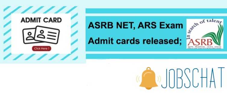 ASRB ARS NET Admit Card 2018 Out | NET II Exam Dates