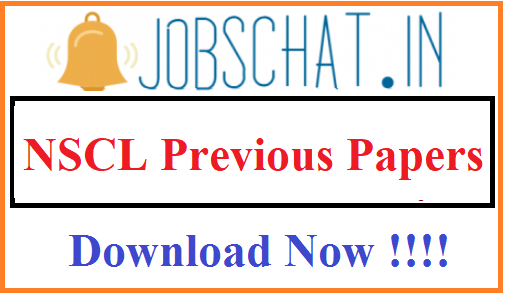 NSCL Previous Papers | MT, Trainee Question Papers With Answer keys