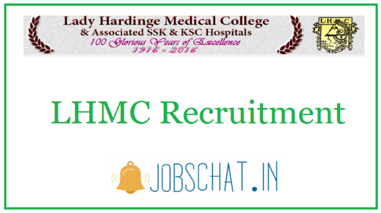 LHMC Recruitment 2020 | 62 LHMC Medical Lab Technologist Jobs
