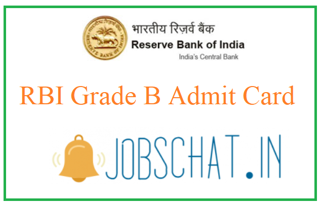 RBI Grade B Admit Card 2019 | Phase II Hall Ticket Out