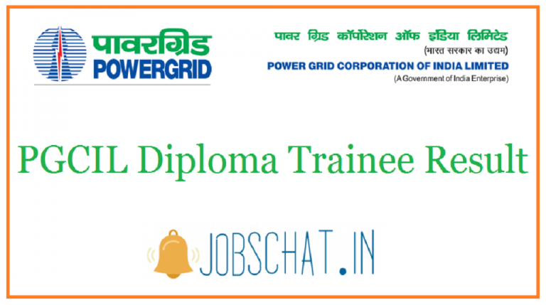 PGCIL Diploma Trainee Result 2021 Out - NR 1 DT Merit List