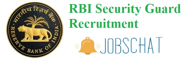 RBI Security Guard Recruitment 2018 | 270 Security Guards Jobs