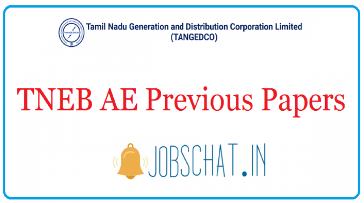 TNEB AE Previous Papers - TANGEDCO AE Old Question Papers