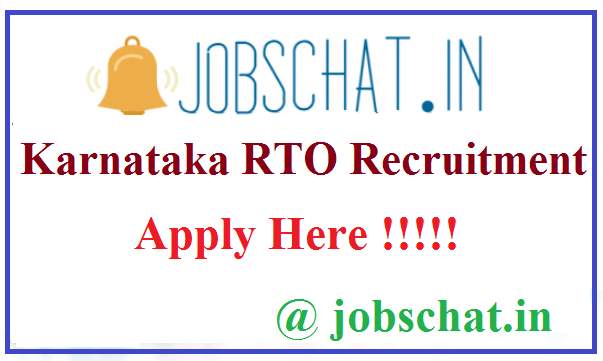 Karnataka RTO Recruitment 2019 | Apply Regional Transport Officer Posts