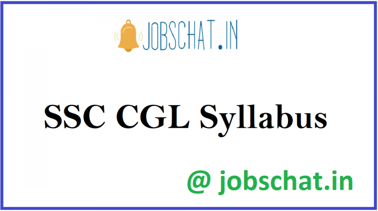 SSC CGL Syllabus 2021 - Tier 1, 2, 3 & 4 Exam Pattern