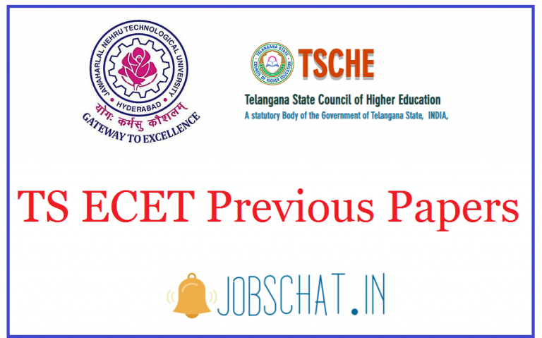 TS ECET Previous Papers PDF | TS ECET Model Papers