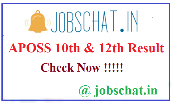 APOSS Result 2019 OUT!! | AP Open School Society 10th & 12th Result