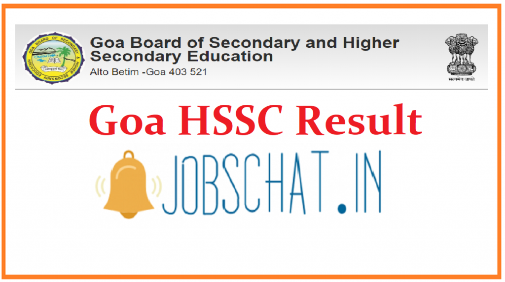 Goa HSSC Result 2020 | GBSHSE Board 12th Result & Marks Sheet