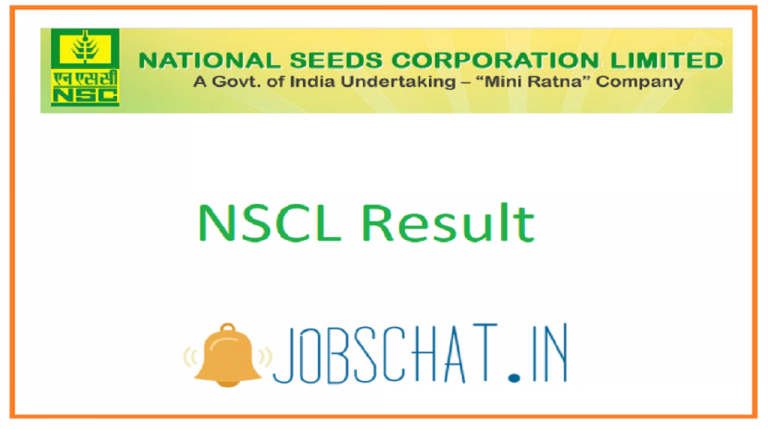 NSCL Result 2021 (OUT) - Trainee, Sr Trainee Merit List