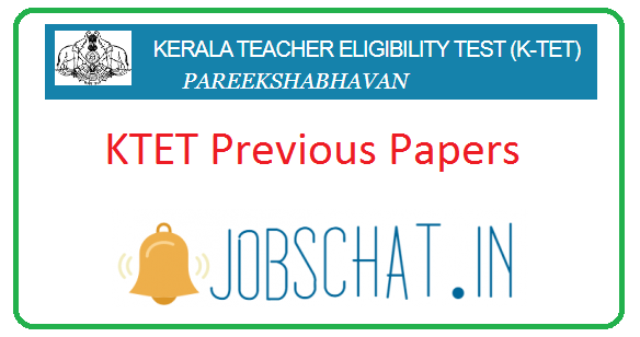 KTET Previous Papers | Category I II III & IV Question Papers With Keys