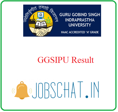 GGSIPU Result 2019 | Indraprastha University UG & PG Marksheets