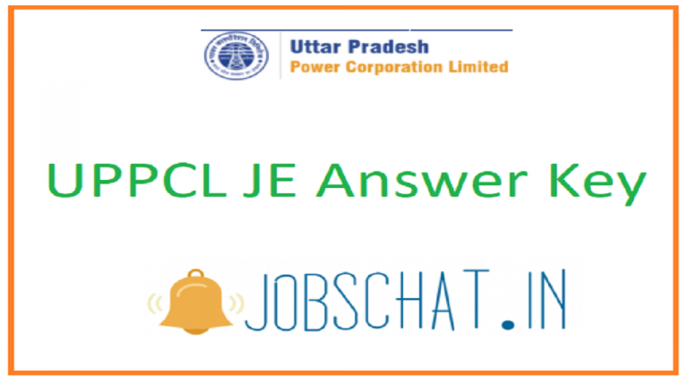UPPCL JE Answer Key 2021 Out - JE Trainee E&T Cut Off