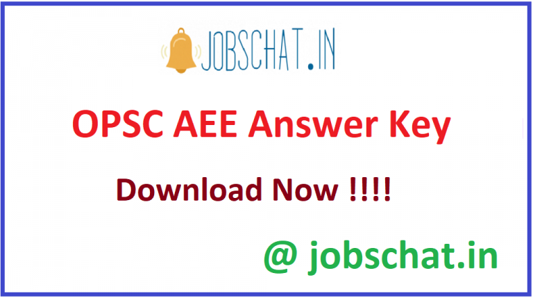 OPSC AEE Answer Key 2021 - Electrical AEE Cut Off Marks
