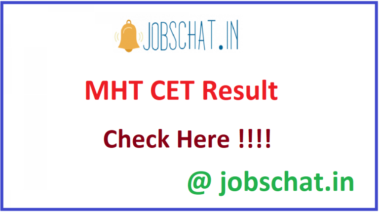 MHT CET Result 2020 (28th Nov) - MHT CET Score Card