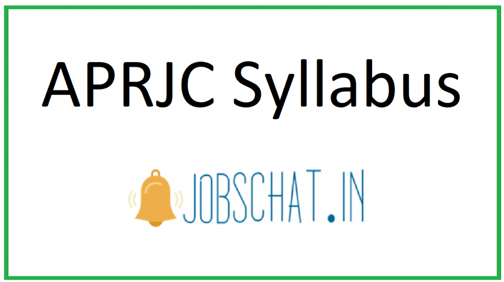APRJC Syllabus 2020 | Check APRJC CET Exam Pattern