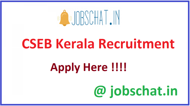 CSEB Kerala Recruitment 2020 - 380 Junior Clerk Vacancy