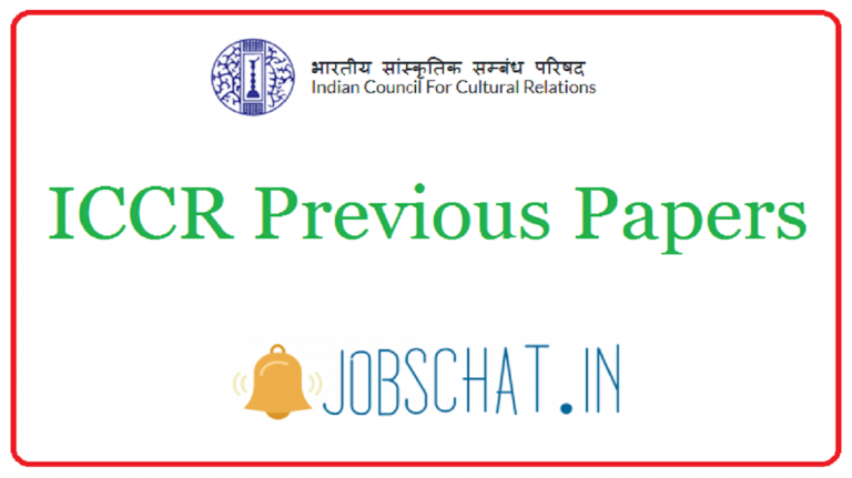 ICCR Previous Papers | Asst, Programme Officer Question Papers