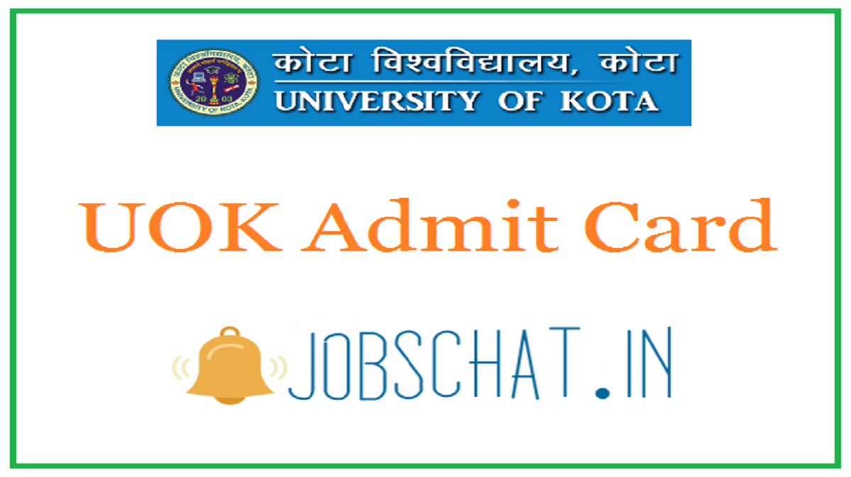 UOK Admit Card 2020 Out | UOK Admit Card BA, BSc, B.Com