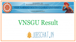 VNSGU Result 2021 Out - BA, B.Sc, B.Com, PG VNSGU Result