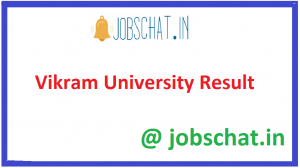 Vikram University Result 2021 (OUT) - UG & PG Results