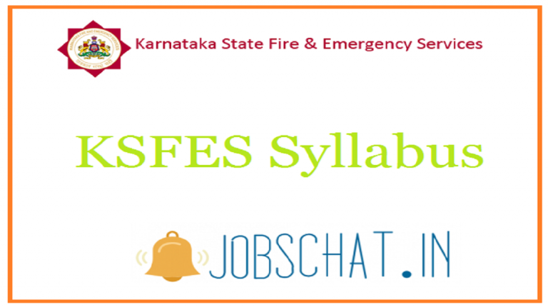 KSFES Syllabus 2020 | Fire Station Officer Exam Pattern