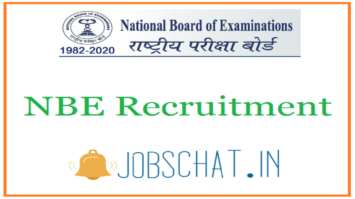 NBE Recruitment 2020 | 90 Junior Assistant, Senior Assistant Jobs