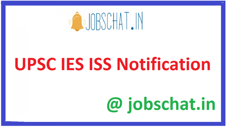 UPSC IES ISS Notification 2021 - 26 IES/ISS Vacancies UPSC IES ISS Notification 2021 - 26 IES/ISS Vacancies