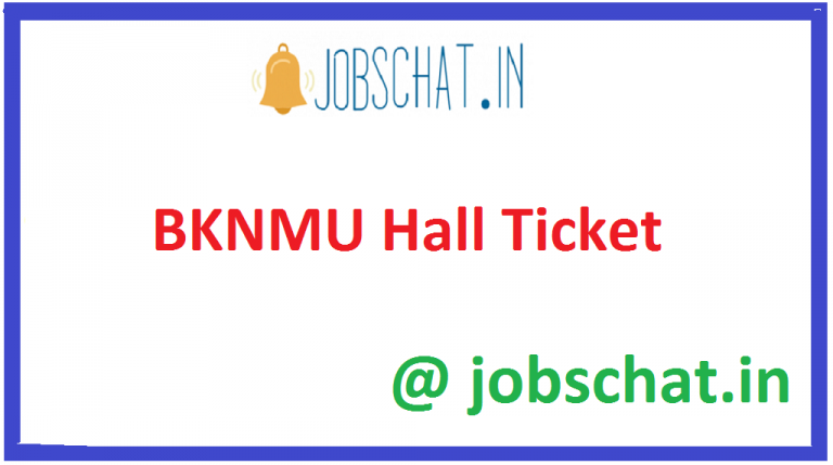 BKNMU Hall Ticket 2022 Out, UG PG Semester Exam Dates