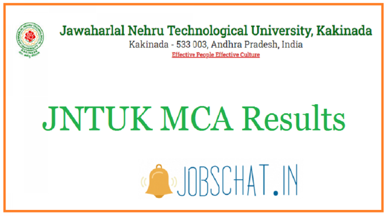 [Out] JNTUK MCA Results For 5th Sem RC/RV - R19,R16