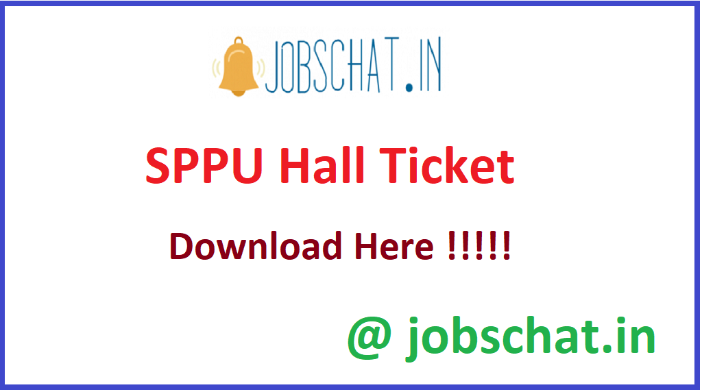 SPPU Hall Ticket 2021 (Out) - Pune University Hall Ticket