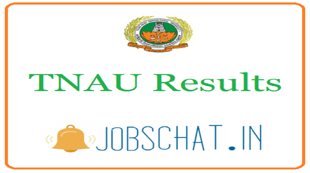 TNAU Results 2020 Out - TN Agricultural University Results