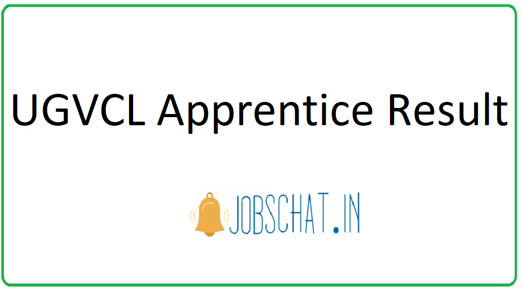 UGVCL Apprentice Result 2020 Out - Merit List, DV Date