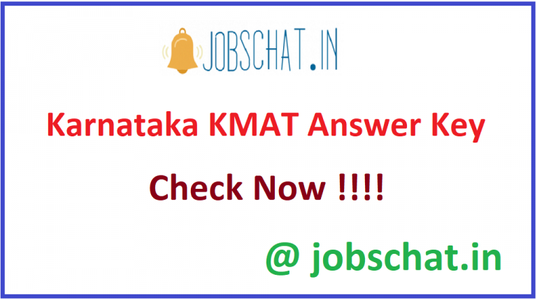 Karnataka KMAT Answer Key 2020 - KMAT Cut Off Marks