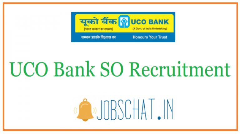 UCO Bank SO Recruitment 2020 - 91 Specialist Officer Vacancy