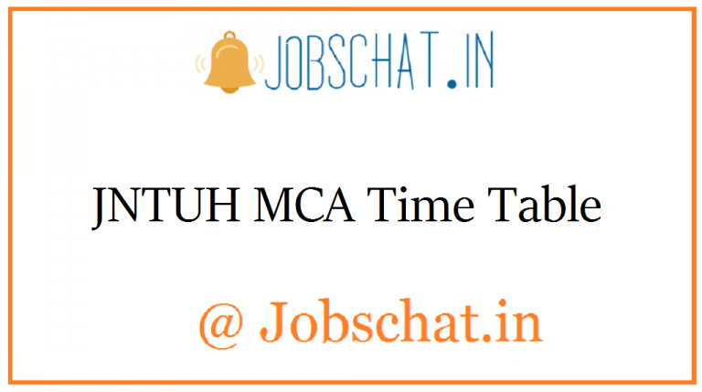 JNTUH MCA Time Table Feb 22 5th Sem Out Reg, Supply JNTUH MCA Time Table Feb 22 5th Sem Out Reg, Supply