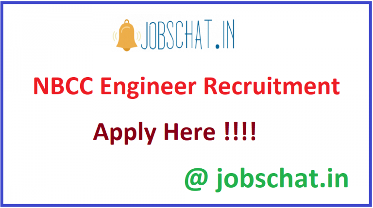 NBCC Engineer Recruitment 2020 – 100 Engineer Vacancy