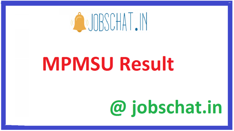 MPMSU Result 2021 (Released) - UG & PG Exam Result