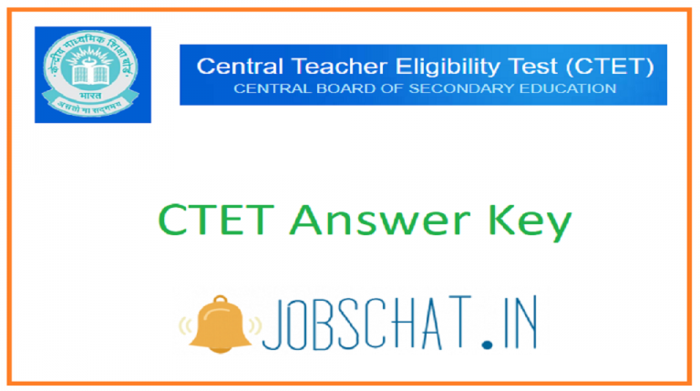 CTET Answer Key January 2021 Out - Paper 1, 2 Exam Key