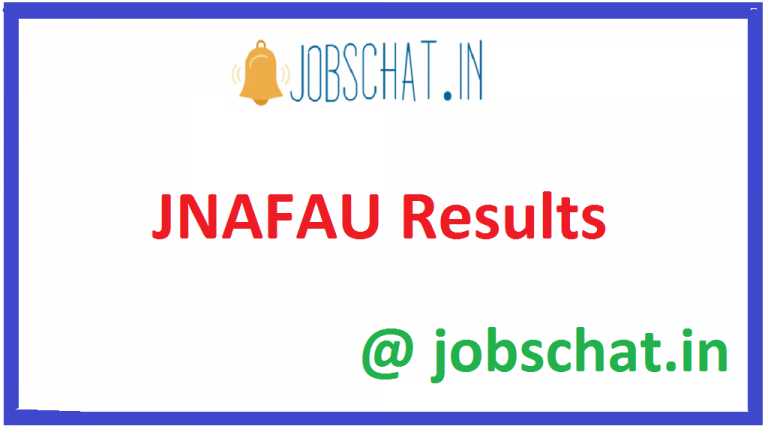JNAFAU Results 2021 (Released) - UG & PG Exam Results