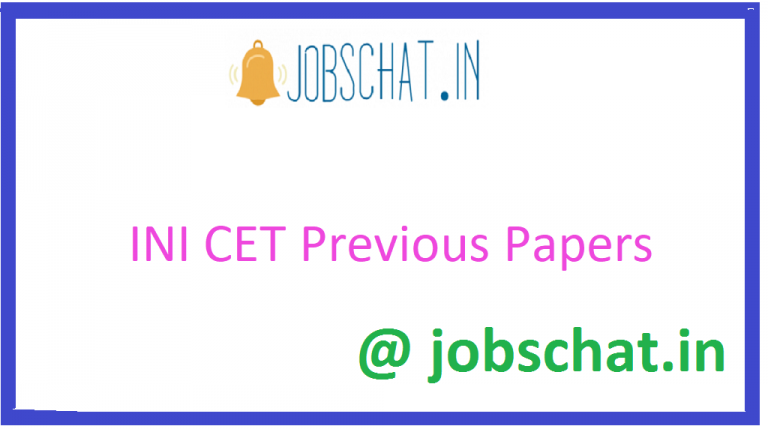 INI CET Previous Papers - Question Papers, Solved Papers