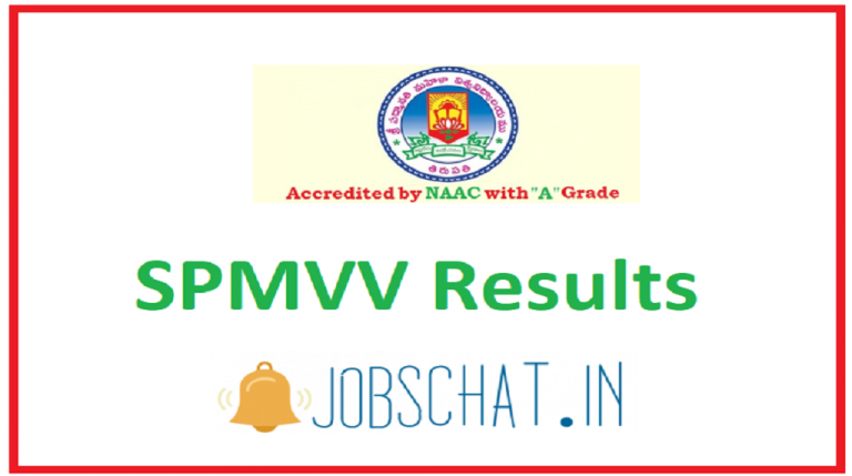 SPMVV Results 2021 Out - Sri Padmavathi Mahila University Results
