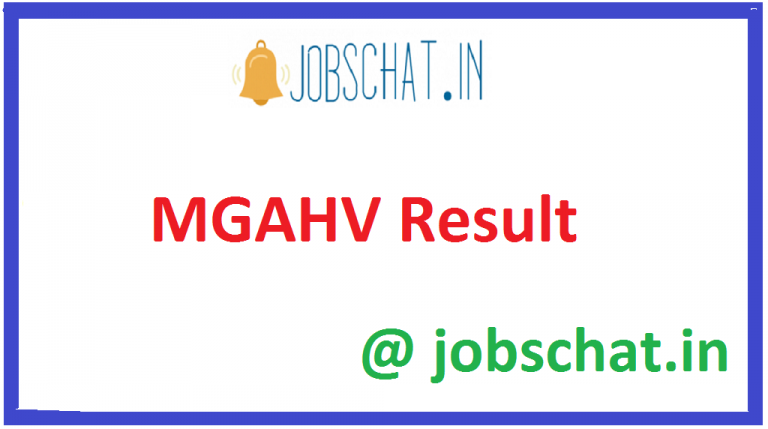 MGAHV Result 2021 (Released) - UG & PG Exam Result