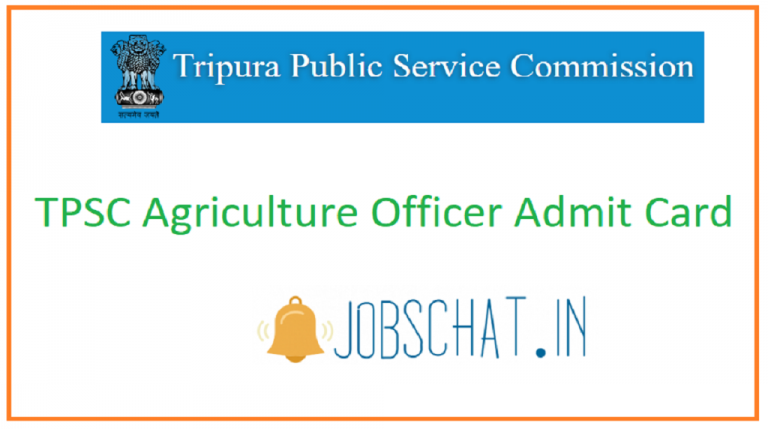 TPSC Agriculture Officer Admit Card 2021 OUT - Exam Date