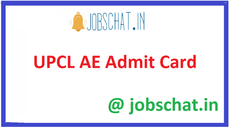 UPCL AE Admit Card 2021 - Assistant Engineer Exam Date