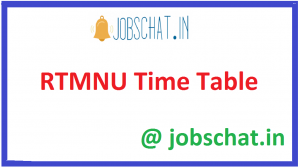 RTMNU Time Table 2021 (Out) - Nagpur University Exam Date